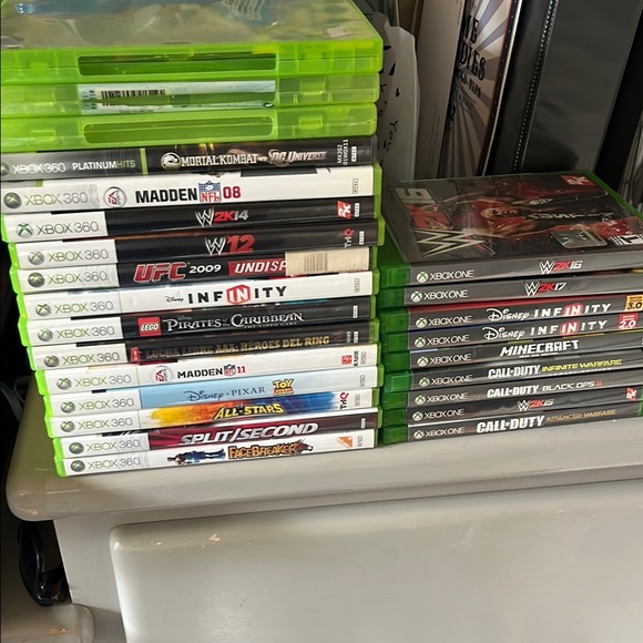 xbox | Video Games & Consoles | Xbox Video Game Collection Green Cases ...